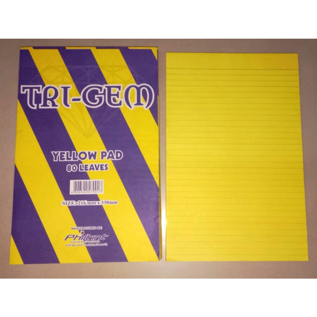 Shop yellow pad paper for Sale on Shopee Philippines