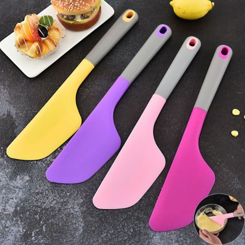 Heat Resistant 1pc Large Silicone Flexible Spatula and Scraper for ...