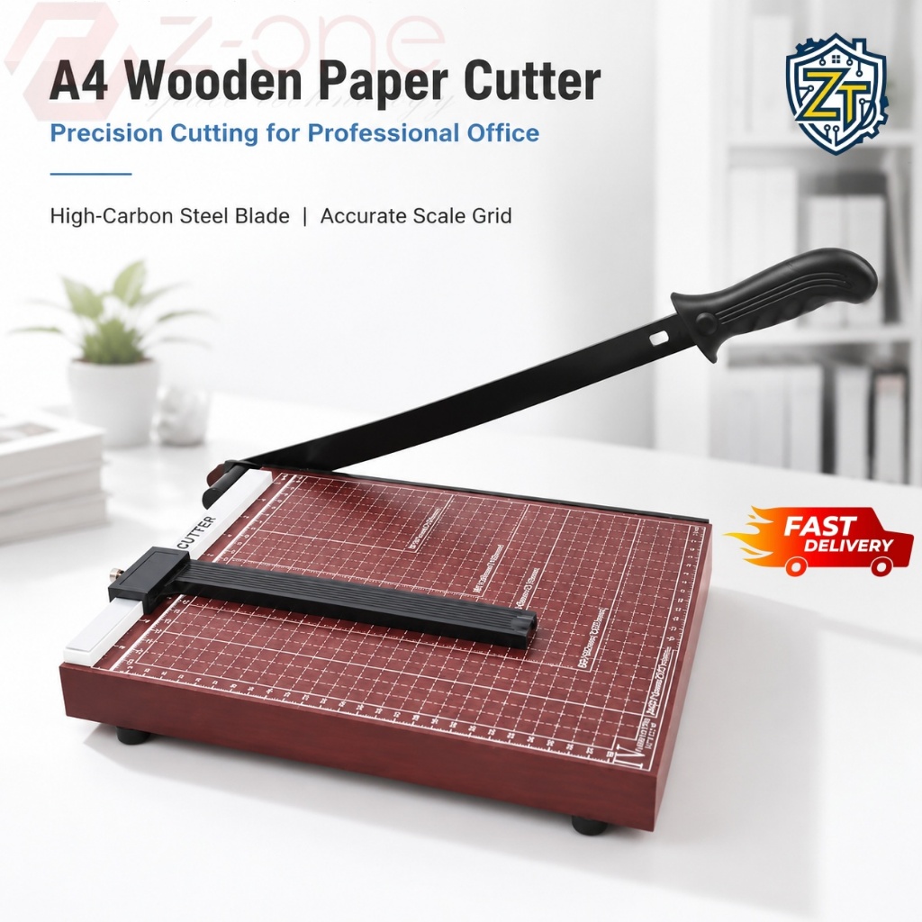 Office Paper Cutter A4 Paper Trimmer Paper Cutter Heavy Duty Metal Base ...