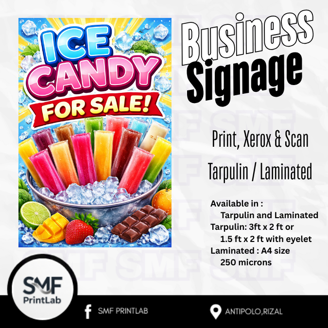Shop signage ice for sale for Sale on Shopee Philippines