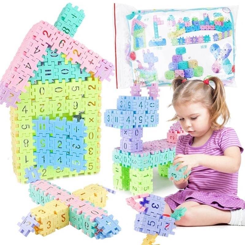 [70]PCS PUZZEL TOY Biulding block FOR KIDS GIRL/BOY | Shopee Philippines