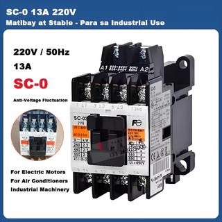 Magnetic Contactor Switch SC-0 13A 220V para sa Motor ng Water Pump na ...