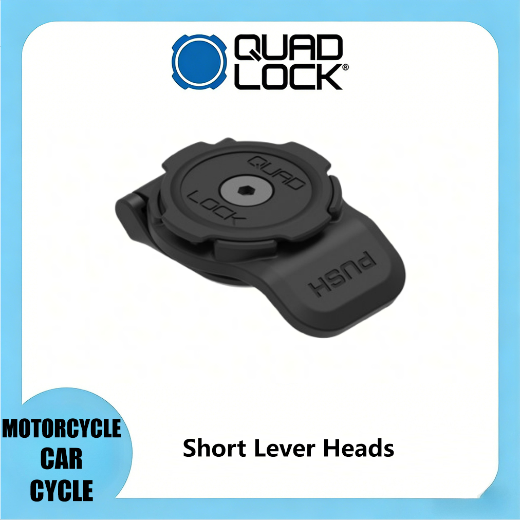 Quad Lock 360 Head - Short Lever Heads for Bike Motorcycle Cycling ...