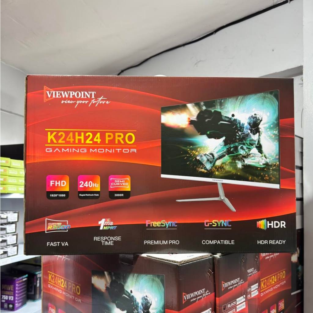 Viewpoint K24H24 PRO 24inch 240hz iPs Frameless Gaming Monitor (CURVE ...