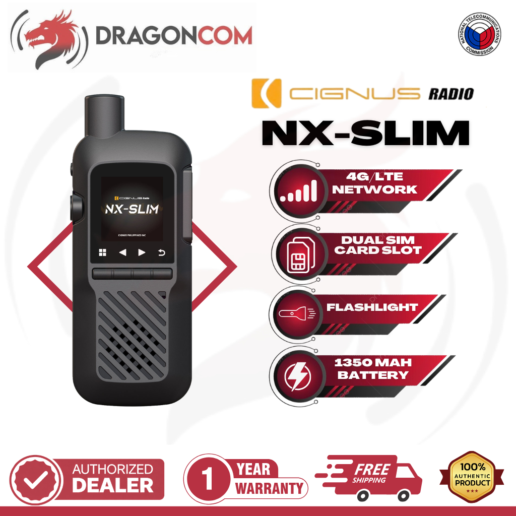 Cignus NX Slim 4G Network Dual Sim POC Radio | Shopee Philippines