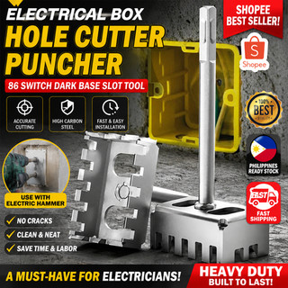 Electrical box hole cutter puncher Electric hammer Electrician 86 ...