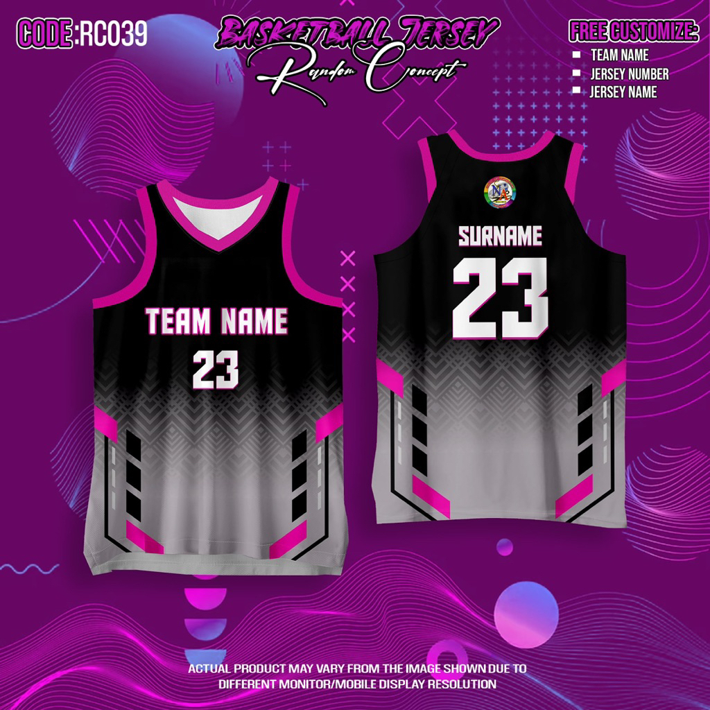 Personalize Full Sublimation Basketball Jersey (Free customize team ...