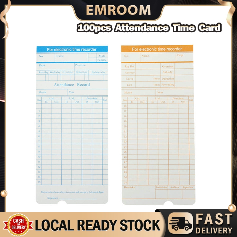 Shop timecard for Sale on Shopee Philippines