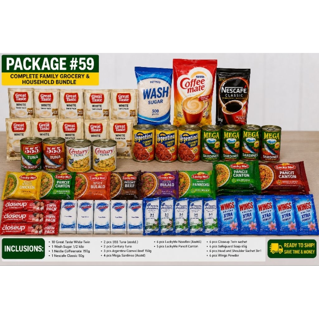 Shop grocery package for Sale on Shopee Philippines