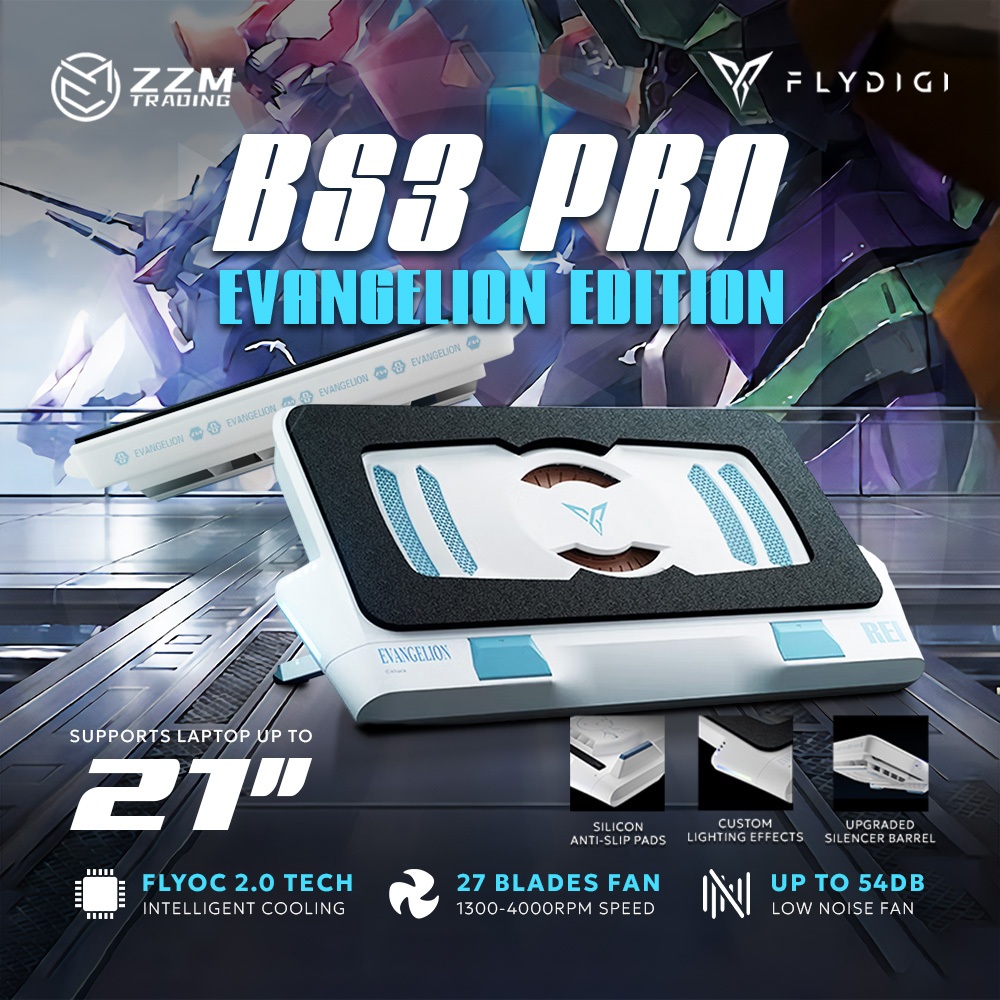 Flydigi BS2 / BS2 Pro / BS3 / BS3 Pro EVA Collab 2026 4000RPM Turbo 15. ...