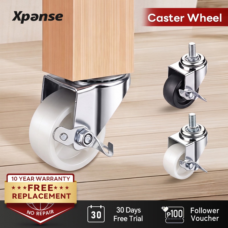 XPANSE Desk Leg Casters Wheels With Brake Function For Electric Desks ...