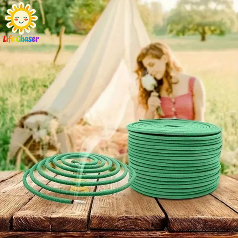 Natural grass Coil Incense Outside Citronella Mosquito repellent ...