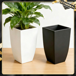 Square Plastic Flower Pot Succulent Cactus Pots For Garden Decor ...