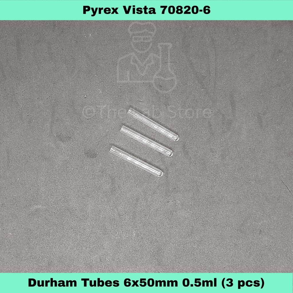 3pcs PYREX Glass Durham Tube 6x50mm | Shopee Philippines