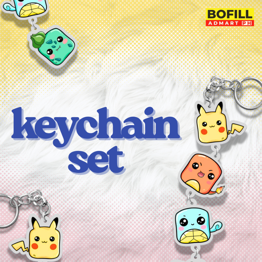 CUSTOMIZED ACRYLIC LAYERED/CONNECTING KEYCHAIN (KEYCHAIN SET) | Shopee ...