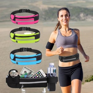 Slim Sport Running Waist Bag Waterproof Elastic Belt Pouch for Phone ...