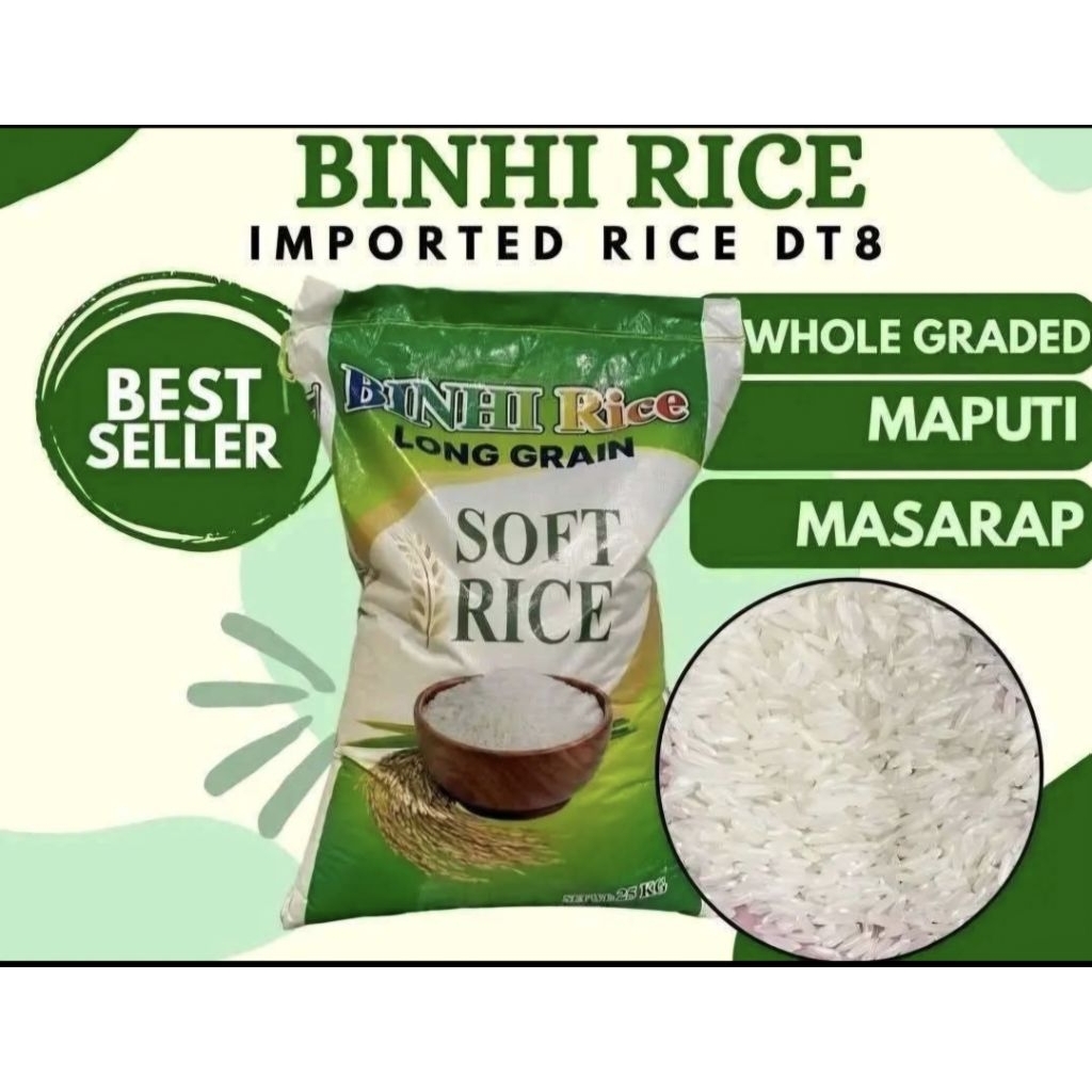 Binhi soft rice imported Rice 5 kilo repacked | Shopee Philippines