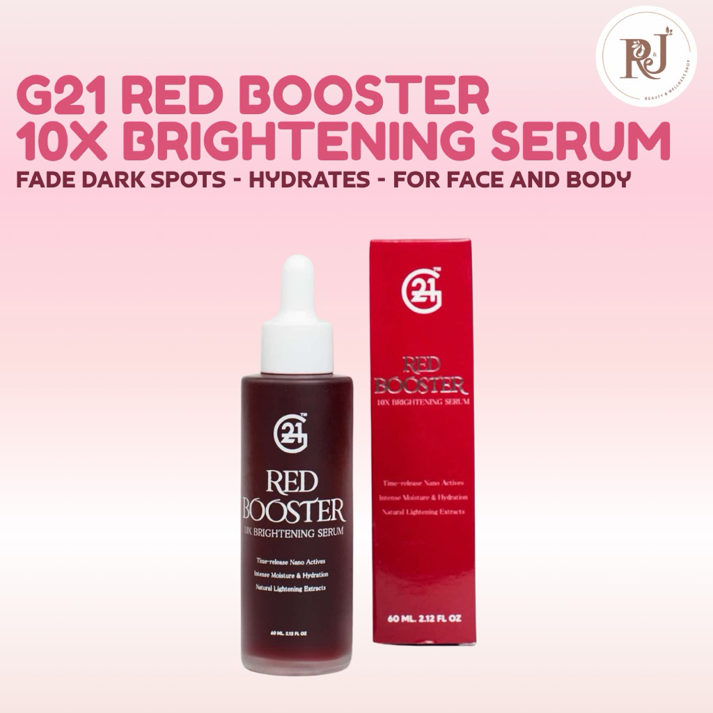 G21 Red Booster Serum 10x Brightening Nano Whitening Serum Mix in ...