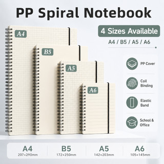 A6 B5 A5 Thickened student notebook High Quality Spring Notebook ...
