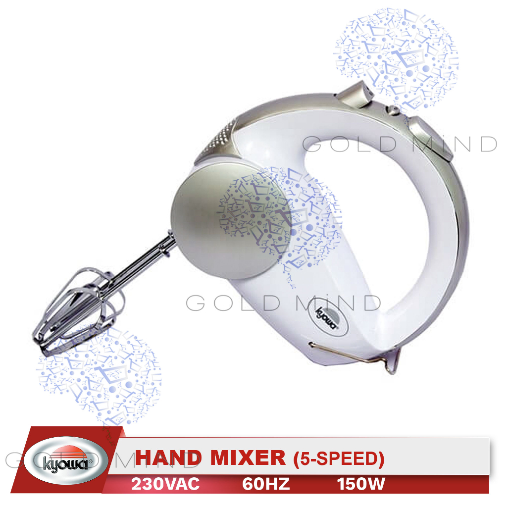 Kyowa Mixer 5-Speed Hand Mixer w/ Turbo Control Switch 150W | Shopee ...