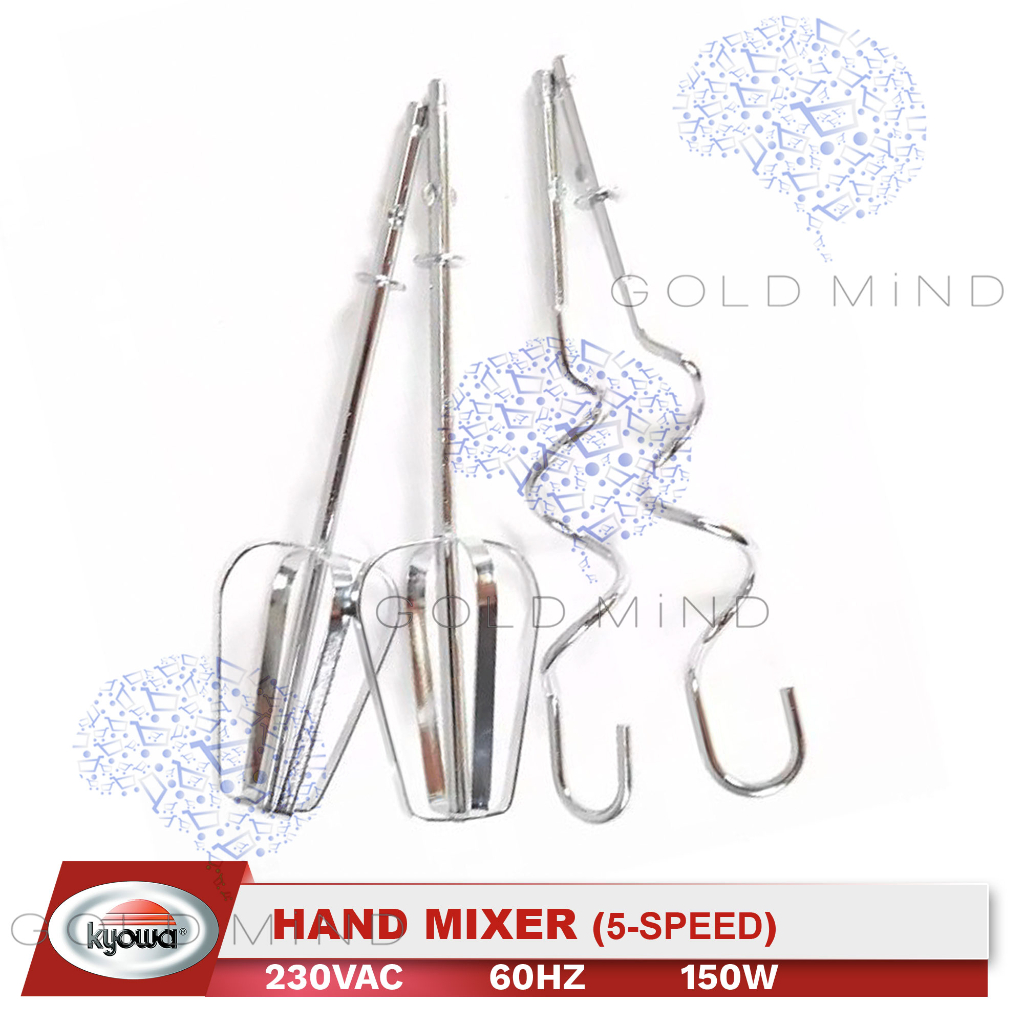 Kyowa Mixer 5-Speed Hand Mixer w/ Turbo Control Switch 150W | Shopee ...