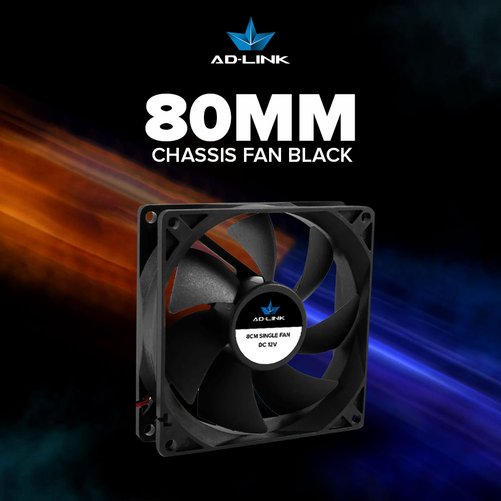 EasyPC | Adlink 120mm and 80mm pc case fan| Black | Shopee Philippines