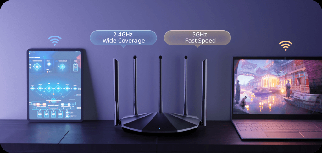 TENDA WiFi 6 RX2 Pro AX1500 Dual Band Gigabit Wireless Router [ENGLISH ...