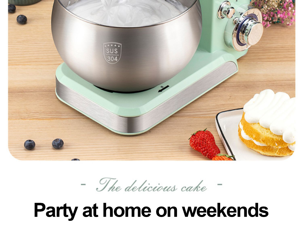 Vertical mixer 1200W 3.5L/4.5L/5.5L food mixers, multi-function mixer ...