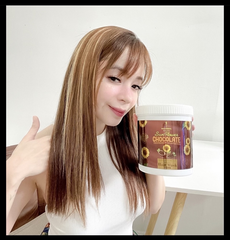 Sunflower Oil Chocolate Keratin Hair Mask 1000 ml | Shopee Philippines