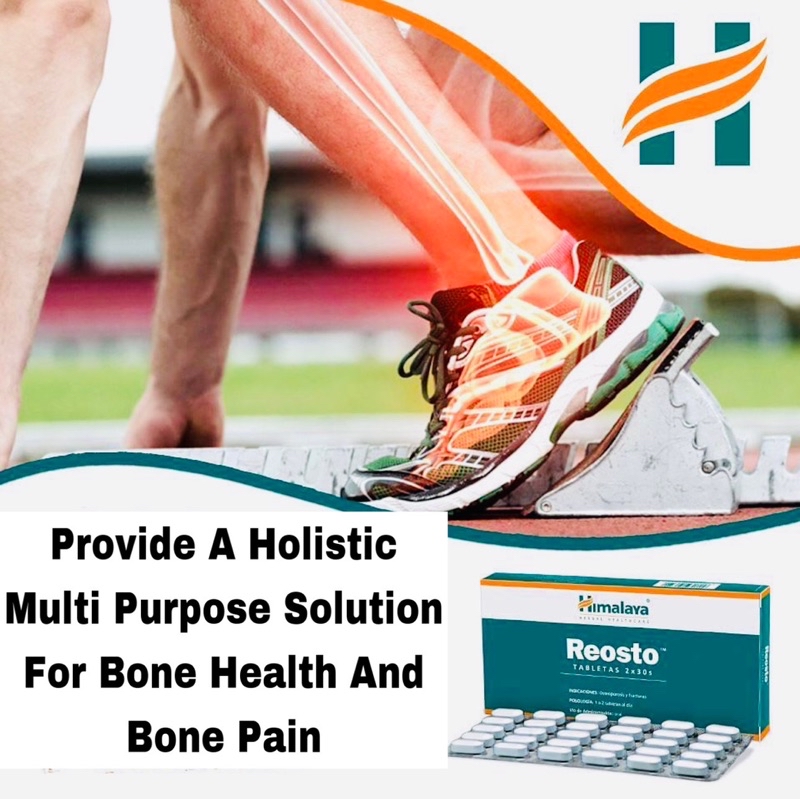 Himalaya Reosto For Osteoporosis Bone Pain And Fractures 60Tabs ...