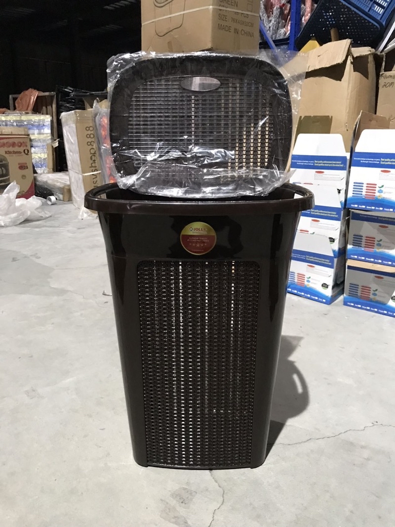 Jolly plastic Rattan Laundry Basket good quality in medium and large ...