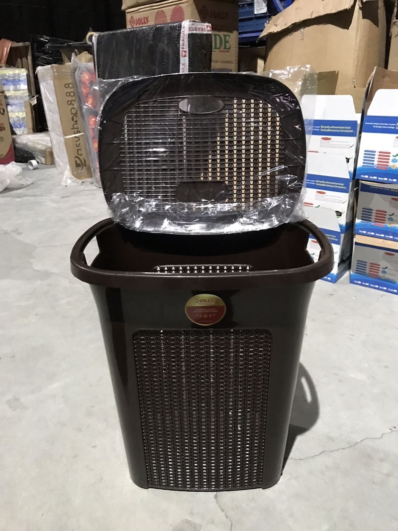 Jolly plastic Rattan Laundry Basket good quality in medium and large ...