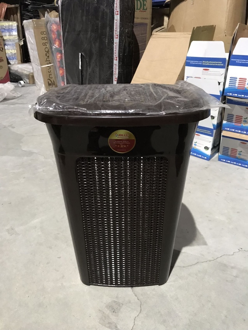 Jolly plastic Rattan Laundry Basket good quality in medium and large ...
