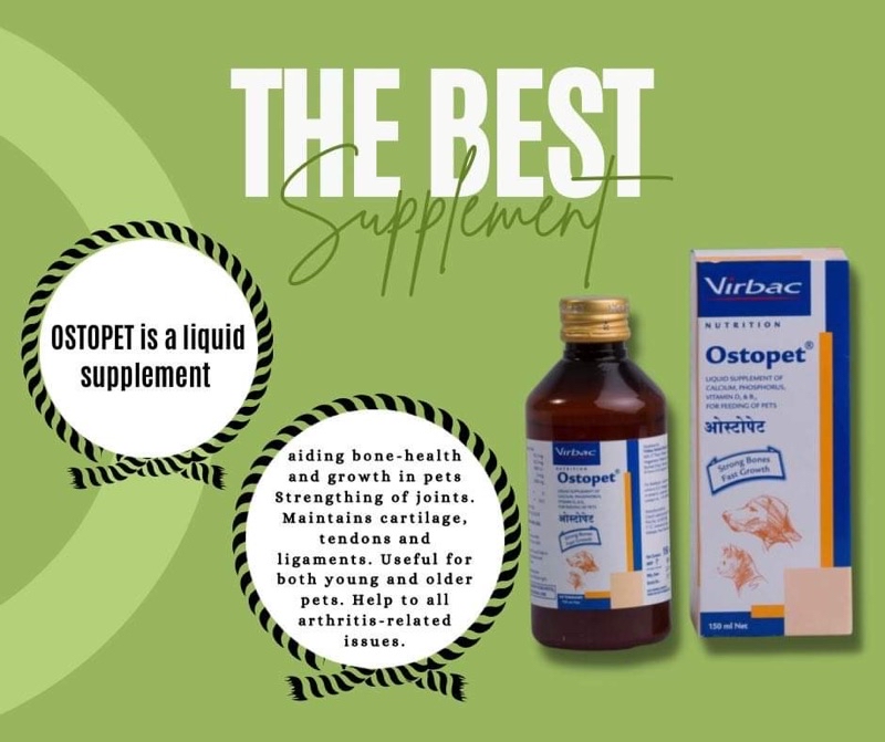 Virbac Ostopet Calcium Supplement For Dogs & Cats 150 Ml | Shopee ...