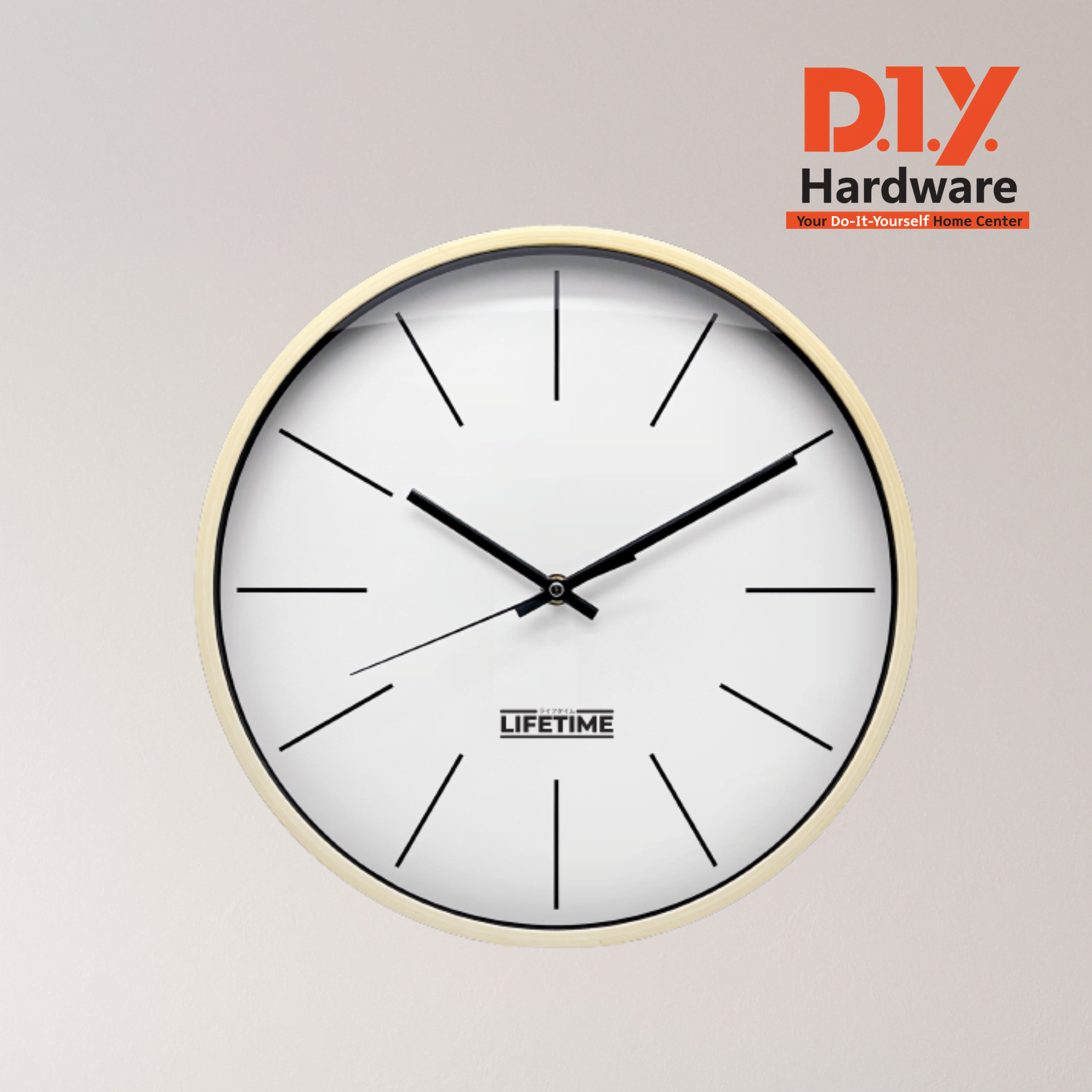 Lifetime Round Modern Wall Clock 12" 6305 | Shopee Philippines
