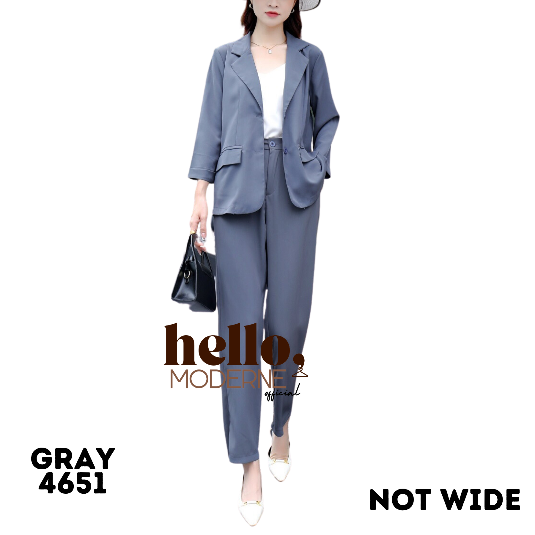 Hello Moderne Set Terno Blazer Trouser For Women Formal Wear Terno for ...