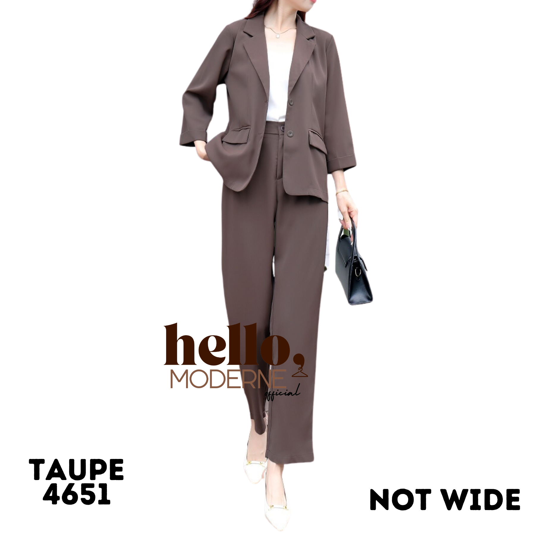 Hello Moderne Set Terno Blazer Trouser For Women Formal Wear Terno for ...