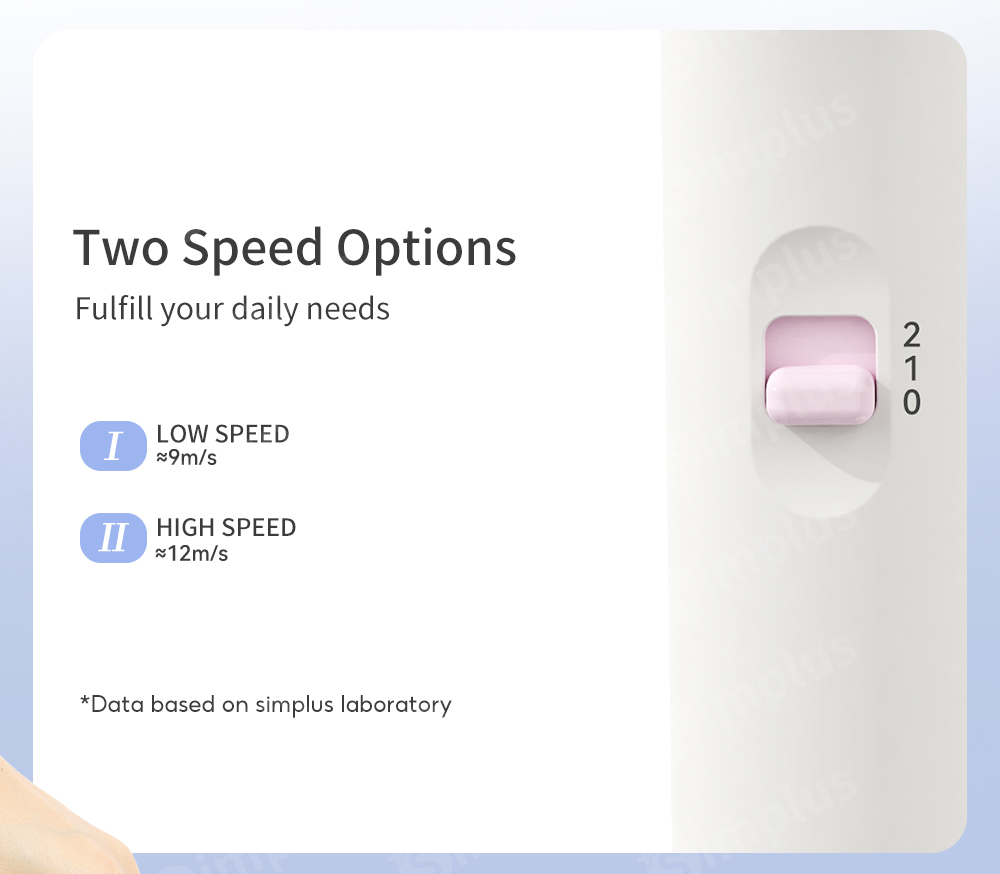 Simplus Hair Quick Dry Blower Dryer 1000W Blue/Pink/Black CFJH004 ...