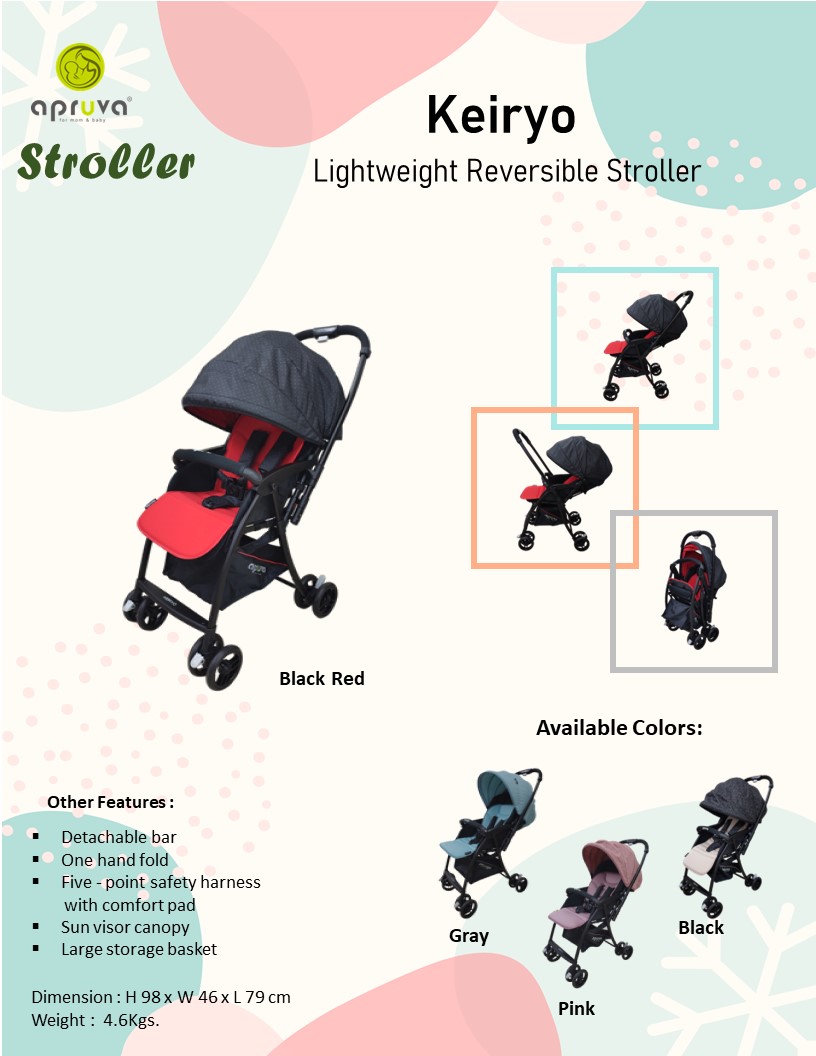 Apruva Keiryo Lightweight Reversible Stroller SD25D | Shopee Philippines