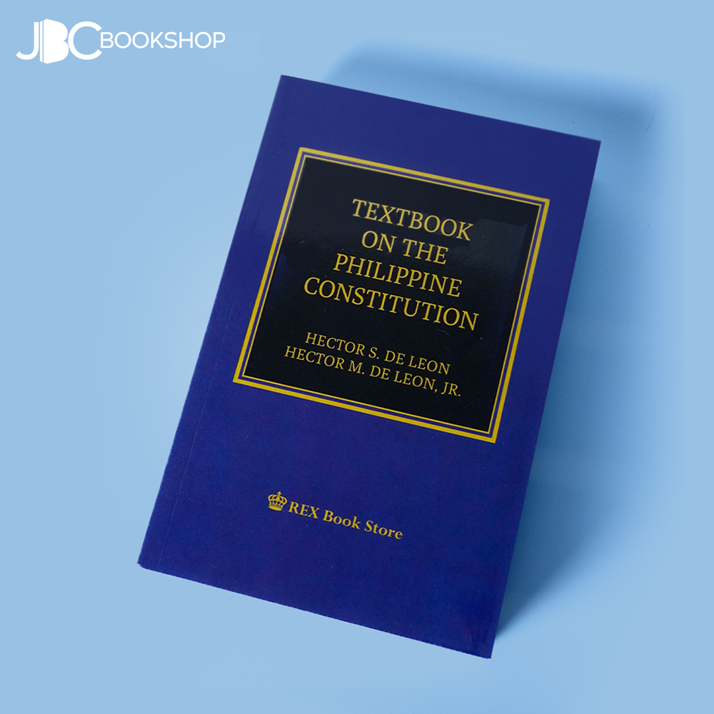 2019 Textbook on the Philippine Constitution by Hector S. De Leon ...