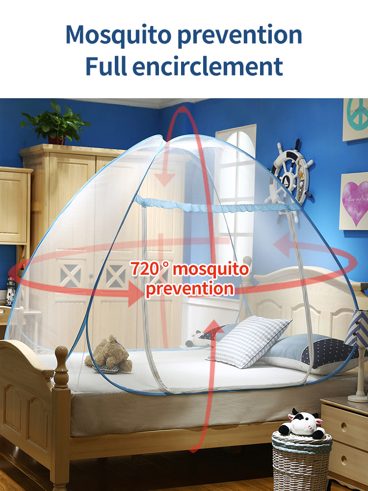 ICON 1.8M Mosquito Net Tent Queen Size 1.5M Folded Anti Mosquito Bites ...