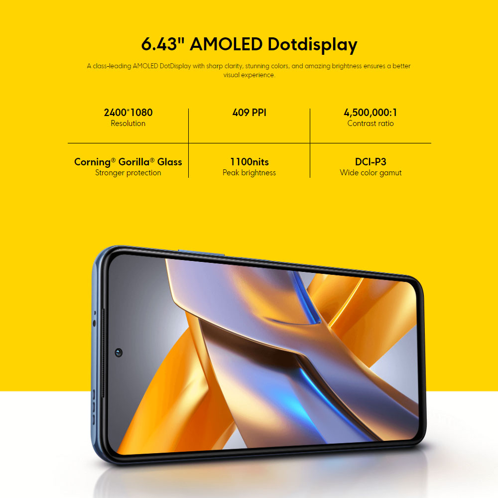 Xiaomi POCO M5s Smartphone | 6GB+128GB/8GB+256GB | 6.43” FHD+ Display ...