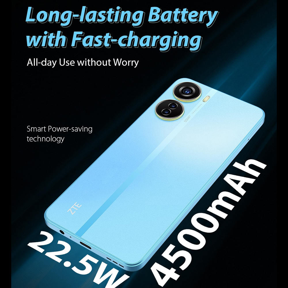 ZTE Blade V40 Design 4gb+128gb 50mp Triple Camera Design Smartphone ...