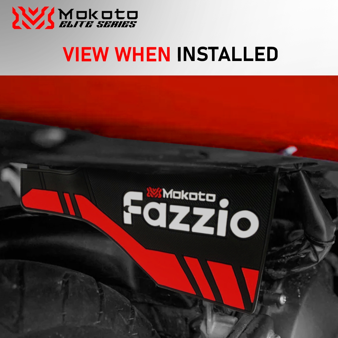 MOKOTO ELITE SERIES MIO FAZZIO RUBBER MUD FLAPS SPLASH GUARD FOR MIO ...