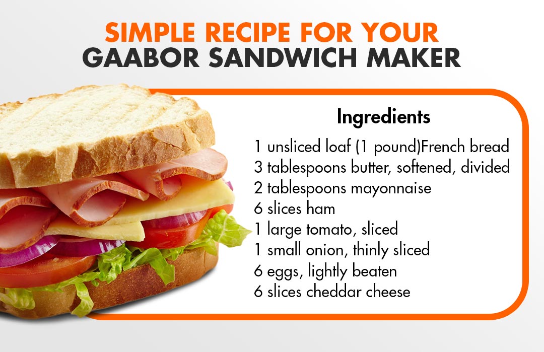 Gaabor Portable Sandwich Waffle Maker Multifunctional Breakfast Machine ...