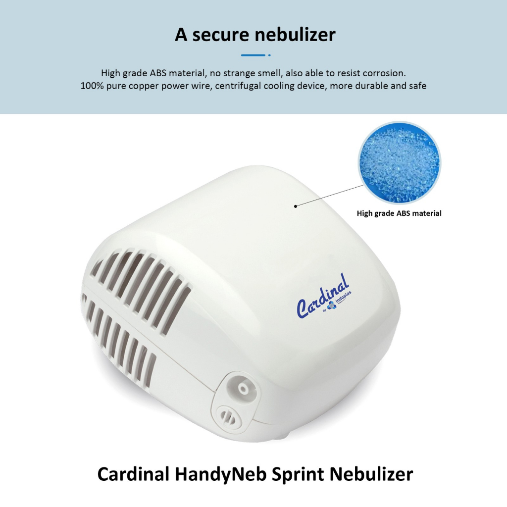 Indoplas Cardinal Handyneb Sprint Nebulizer - With Accessories | Shopee ...