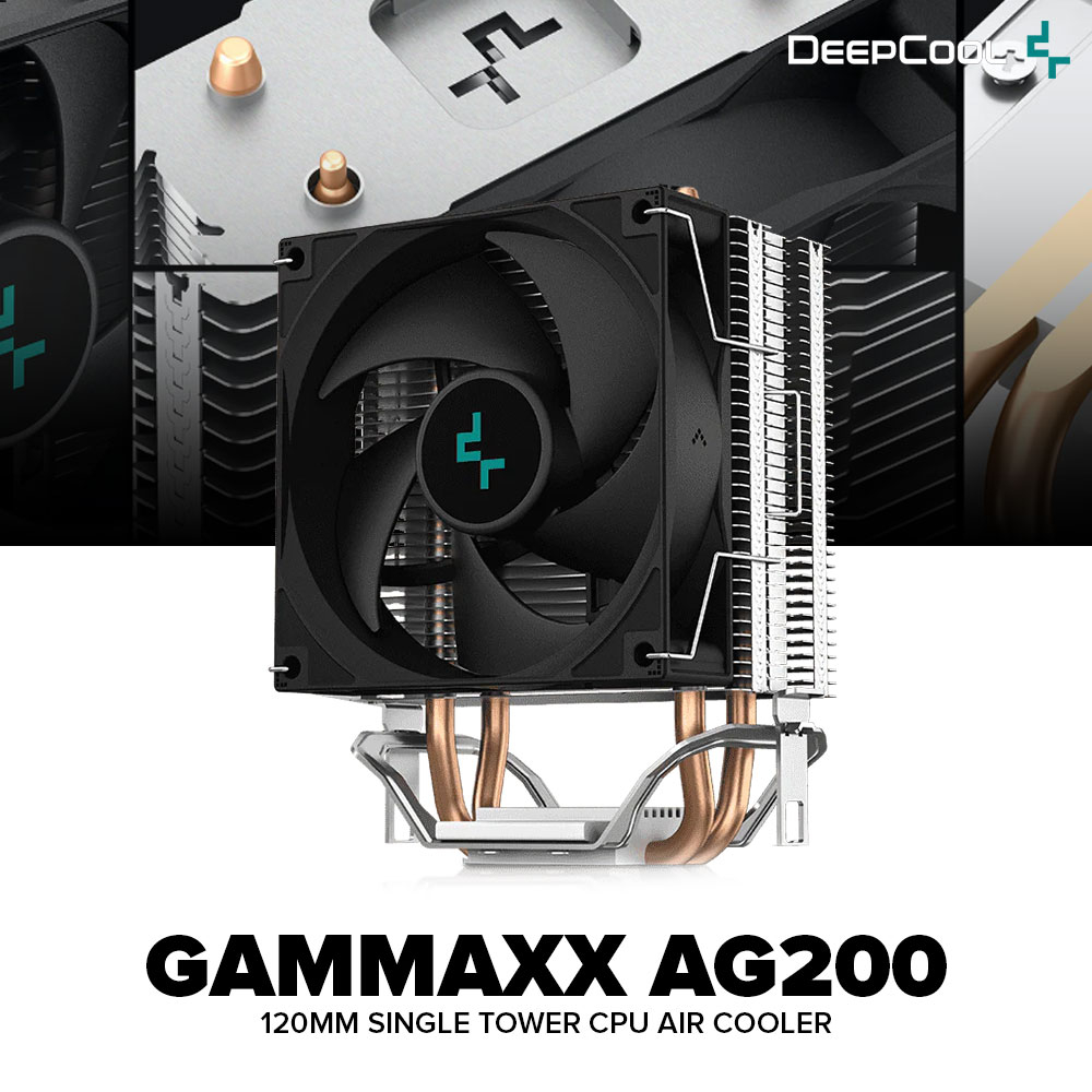 EasyPC | Deepcool Gammaxx AG200 CPU Air Cooler| Single Tower | Shopee ...