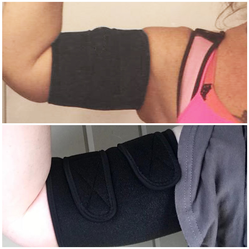 Arm Trimmers Sauna Sweat Band for Women Sauna Effect Arm Slimmer Anti ...