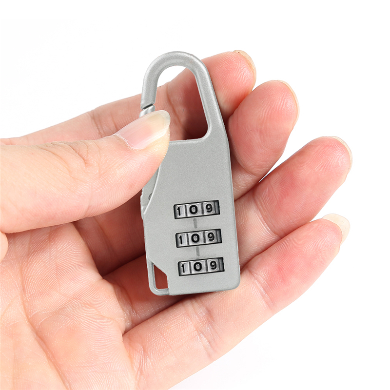 Dial Digits Code Number Password Combination Padlock Safety Travel Security Lock Bags Luggage ...