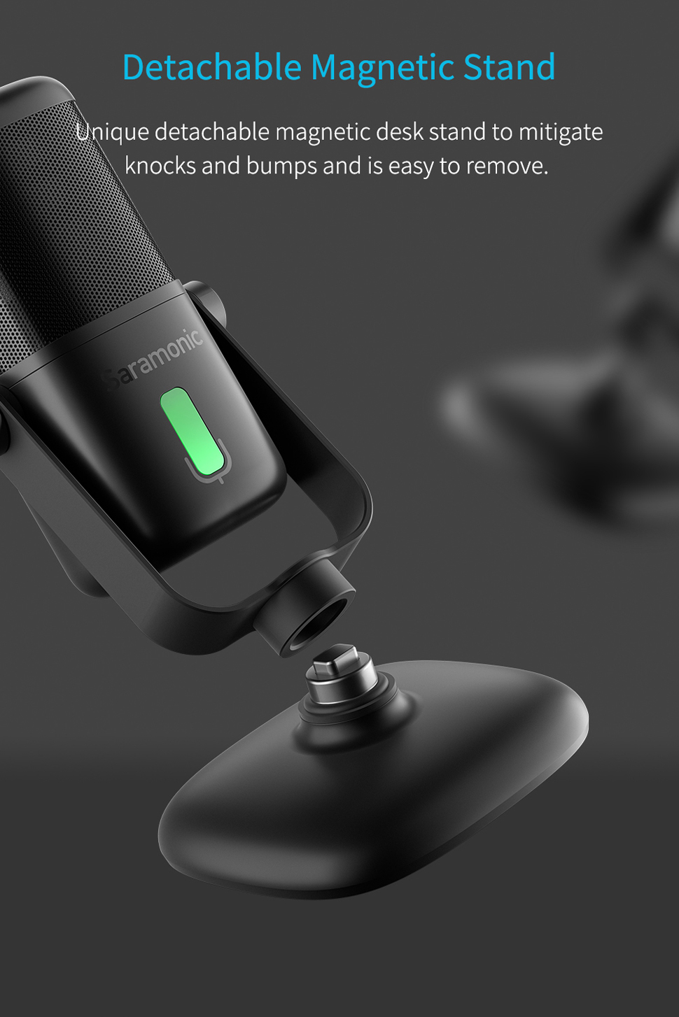 Saramonic SR-MV2000 Large Diaphragm Studio USB Microphone for PC ...